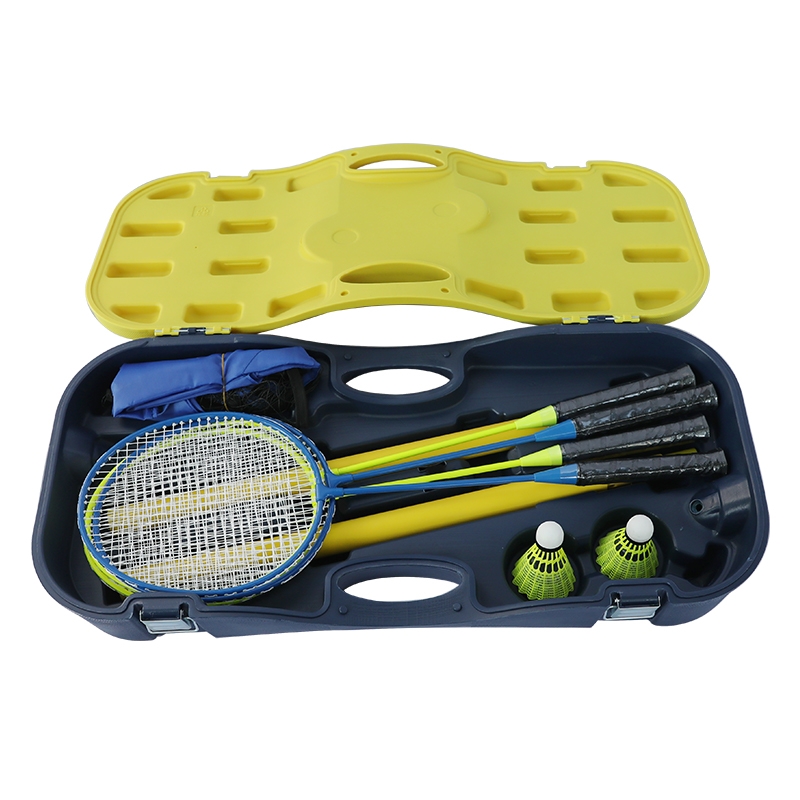 Winado Outdoor Portable Badminton Set, with Storage Box Base Stand ...