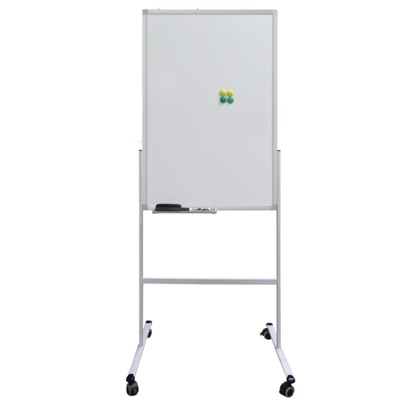 Winado 35" x 24" Mobile Whiteboard, Horizontal and Vertical Adjustable ...