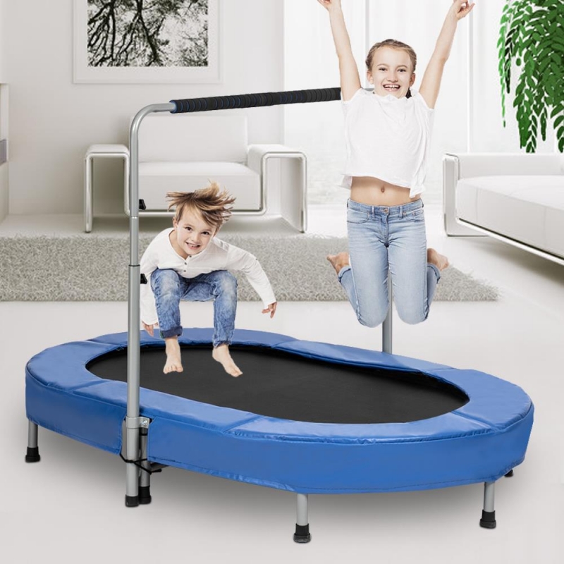 Winado Double Jumping Rebounder Trampoline, with Adjustable Handle, for ...